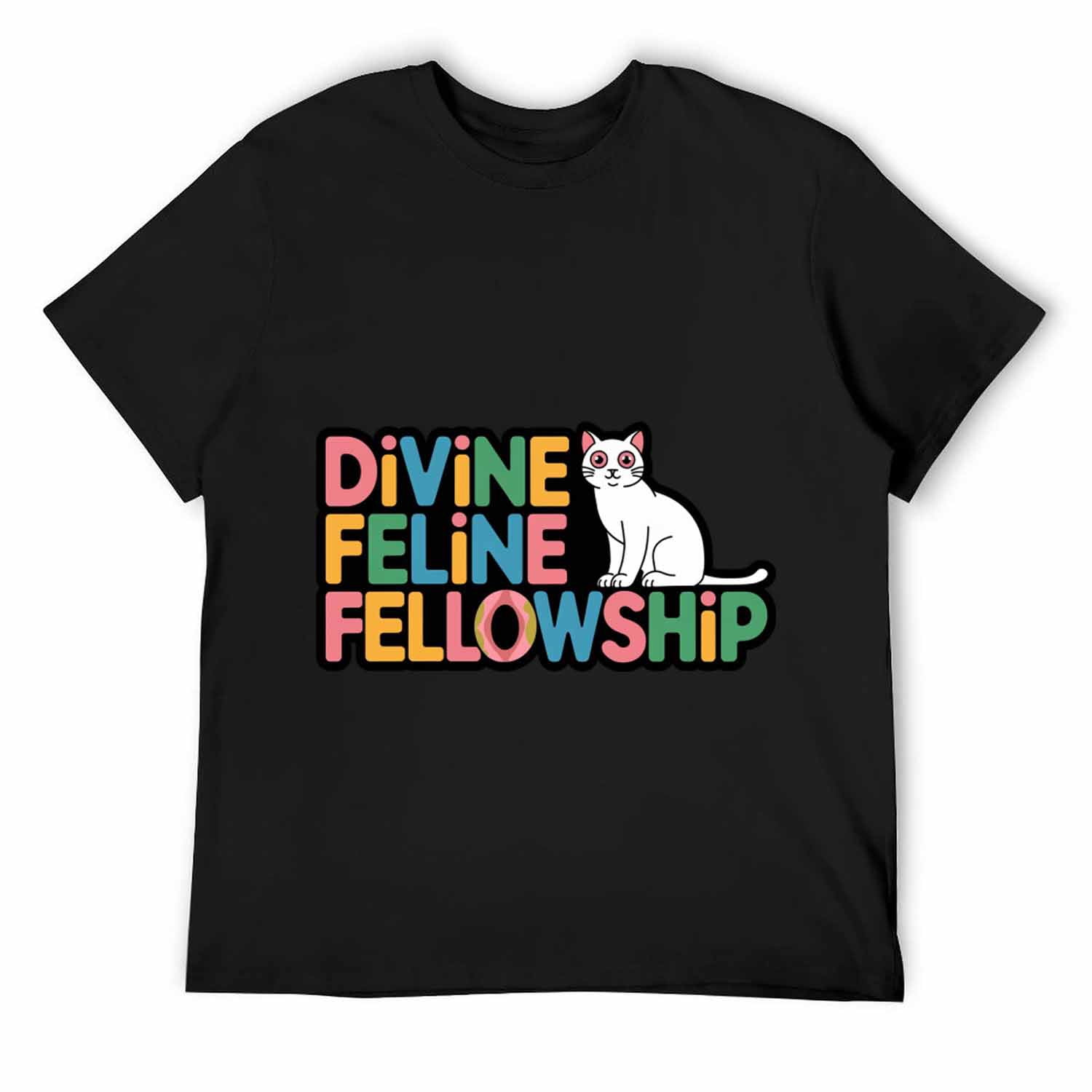 Divine Feline Fellowshiptshirt design dog Funny Canada Souvenir Tourist ...
