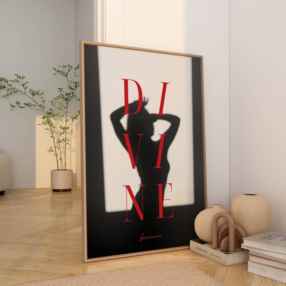 Divine Feminine Poster, Trippy Wall Art, 70S Art, Chic Magazine Cover ...