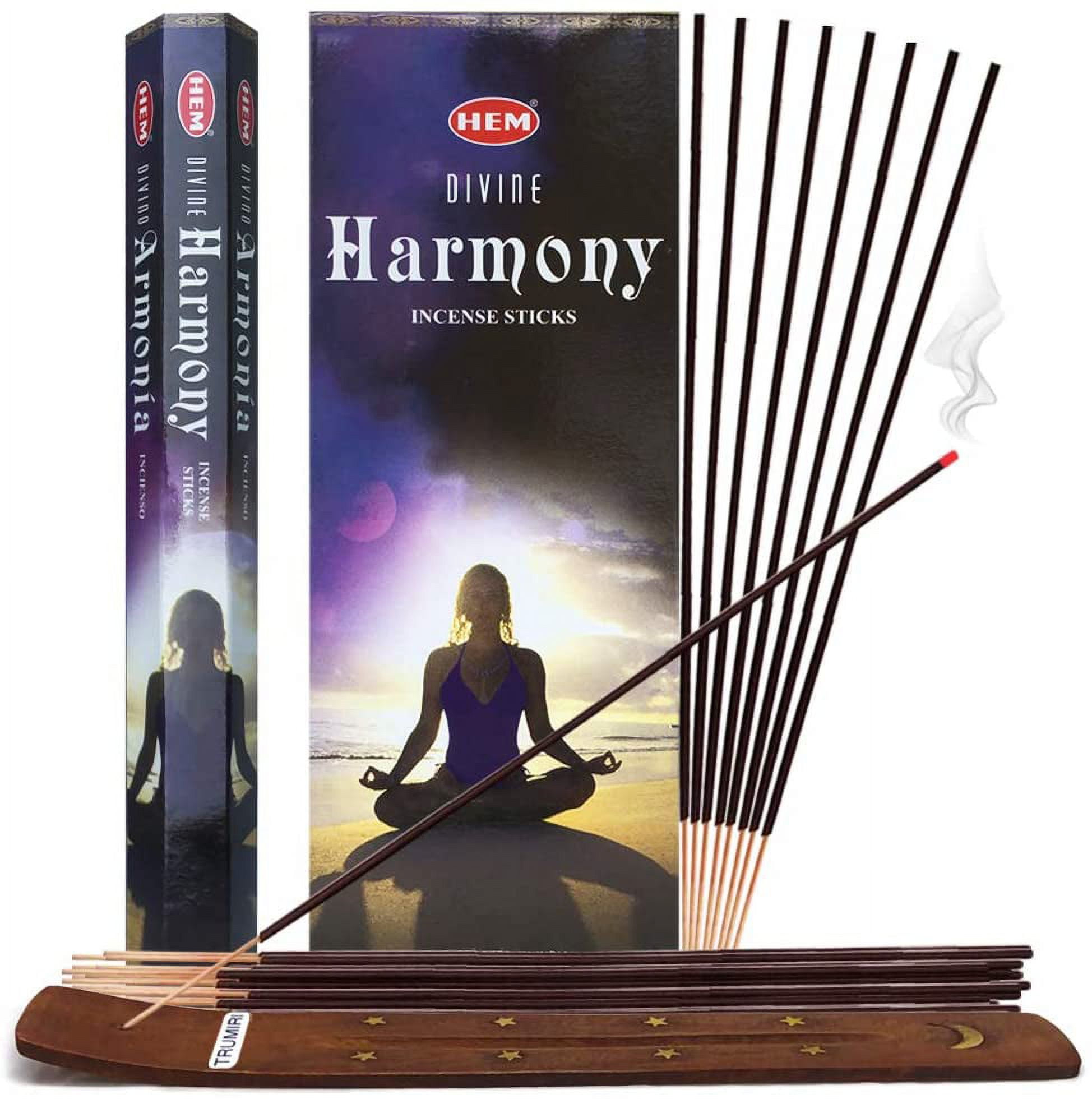Divine Harmony Incense Sticks And Incense Stick Holder Bundle Insence ...
