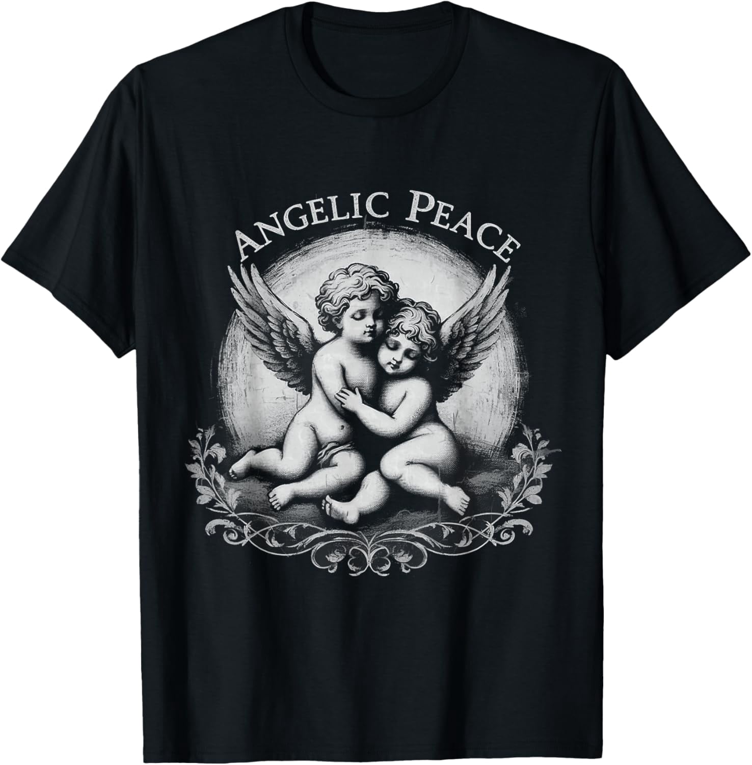 Divine Harmony Tees - Celestial Love Apparel Angelic Cherubs Couple Tee ...