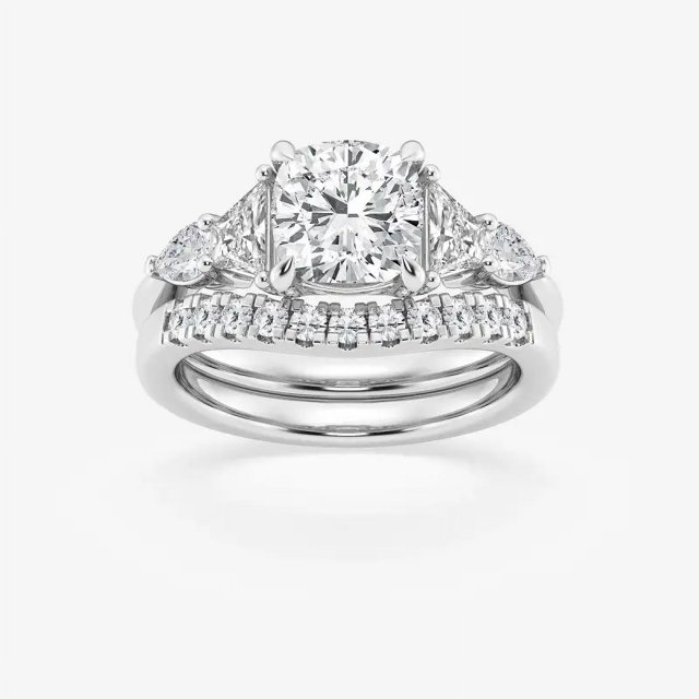Divine Jewel Brilliant 1.6 Ct Round Cut Simulated Diamond Ring Wedding ...