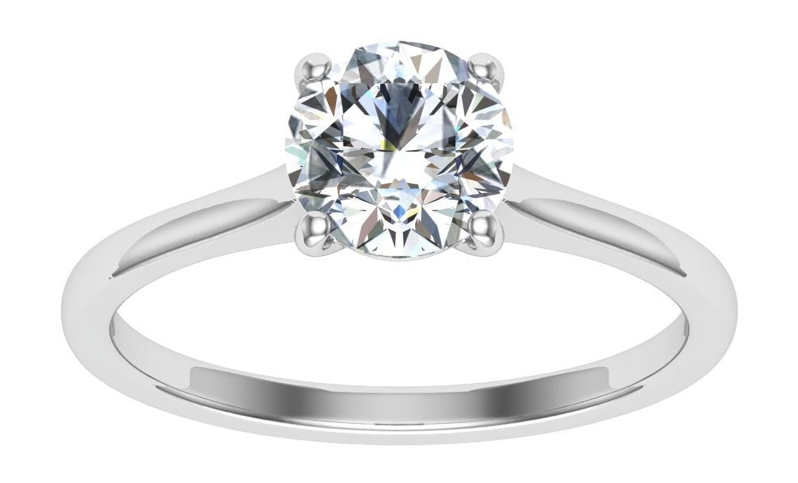Divine Jewelry 1.5 Ct Round Cut Brilliant Engagement Wedding Ring ...