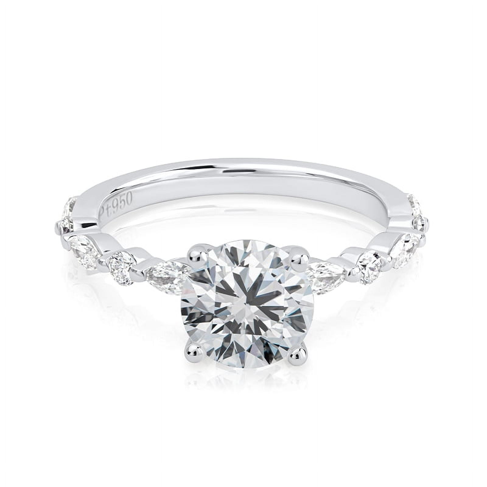 Divine Jewelry 1.5 Ct Vintage Style Art Deco Engagement Ring - 14K ...