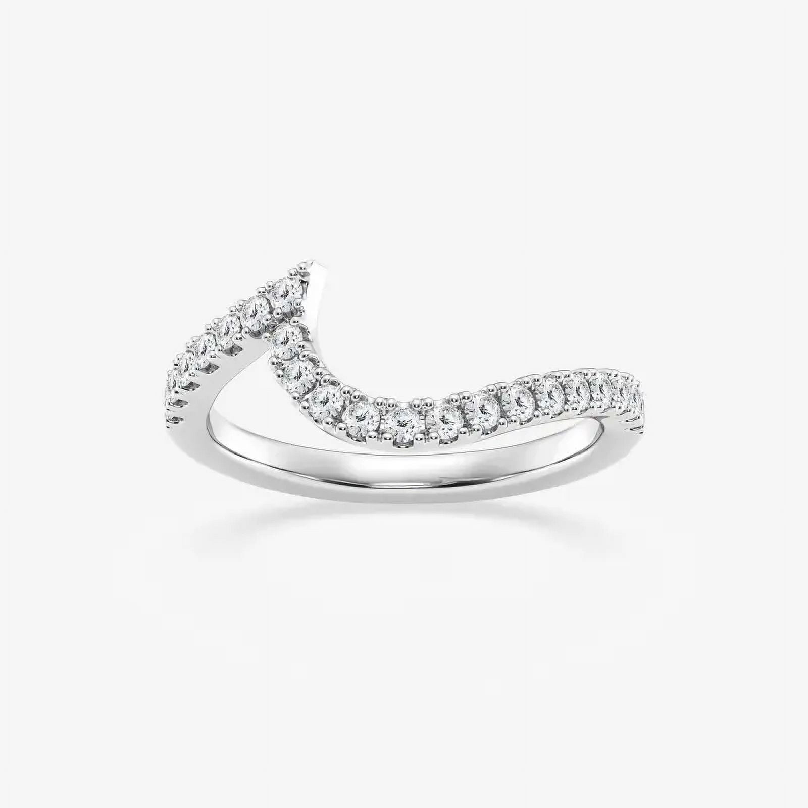 Divine Jewelry 1.65 Ct Round Cut Diamond Wedding Rings - 14K White Gold ...