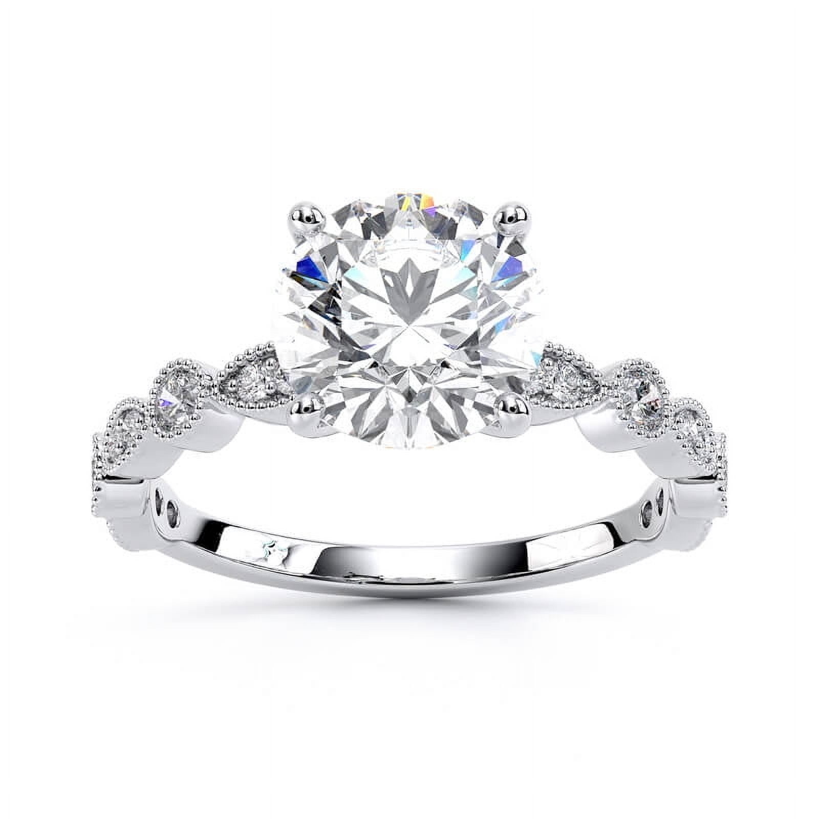 Divine Jewelry 1.7 Ct Brilliant Round Solitaire Prong Set Engagement ...