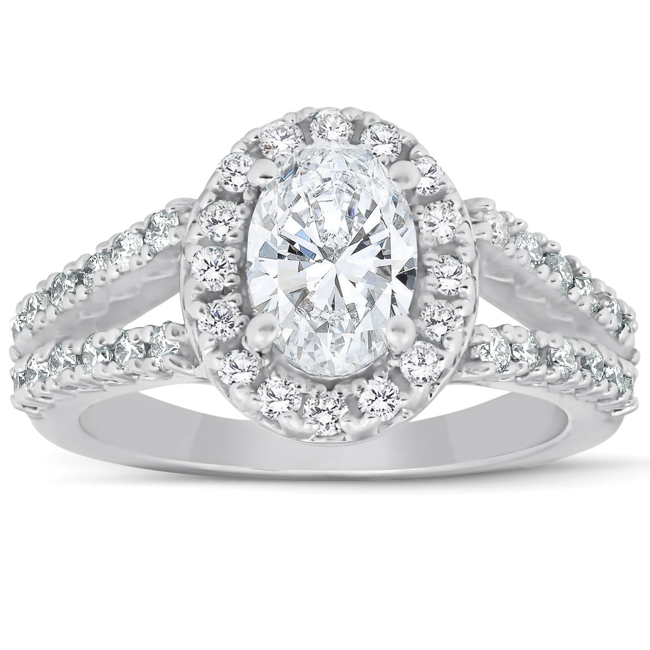 Divine Jewelry Gorgeous Anniversary Gifts for Her - 1.97 Ct Oval Cut ...