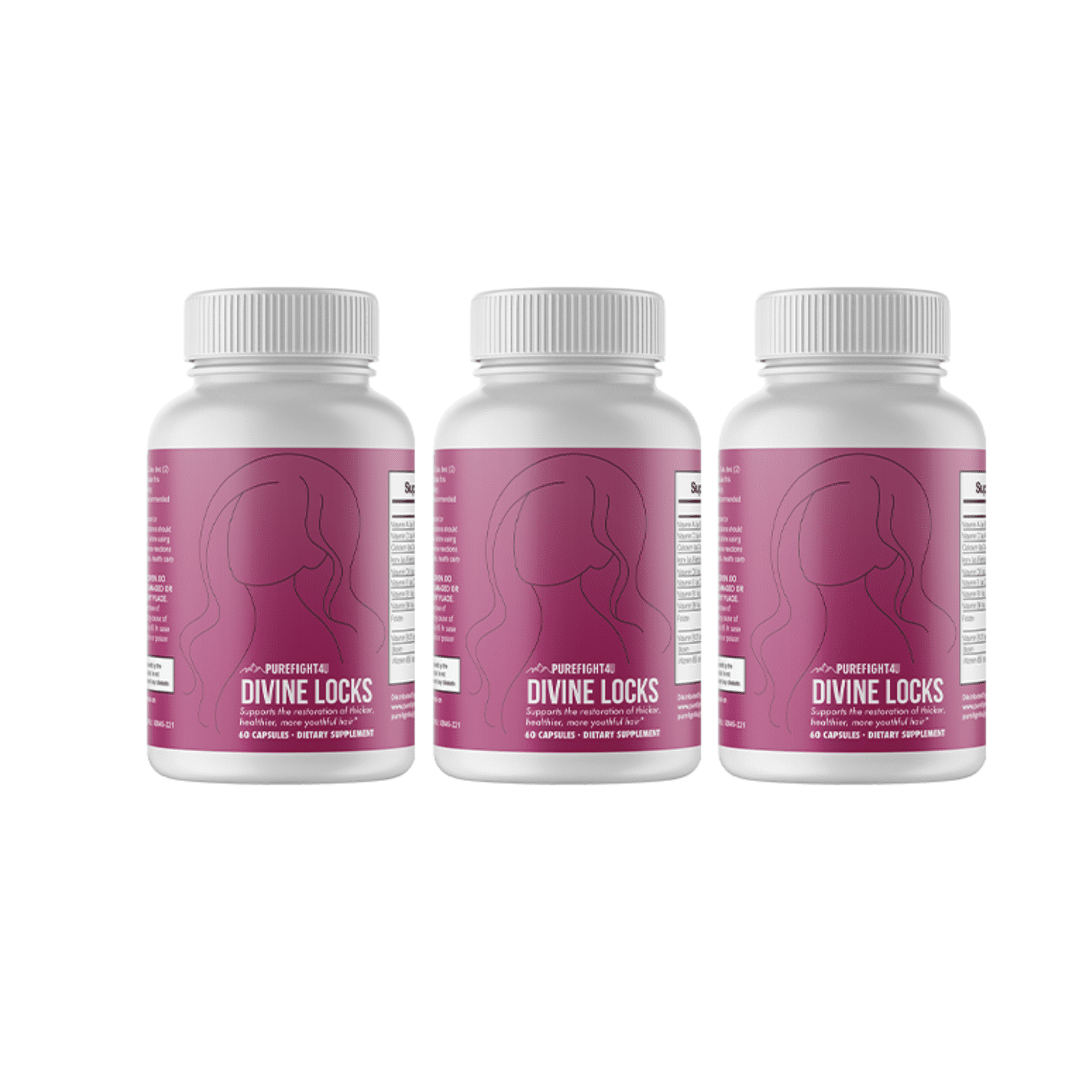 Divine Locks Complex Advanced Unique Hair Growth Vitamins-10Bottles 600 ...