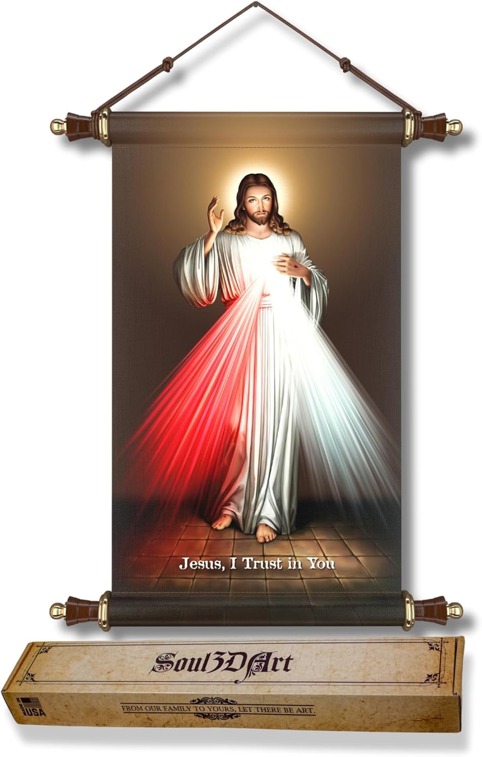 The Divine Mercy Christ Print – Christ Poster Print – Original Picture ...