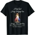 Divine Mercy Holy God Holy Mighty One Prayer Catholic T-Shirt - Walmart.com