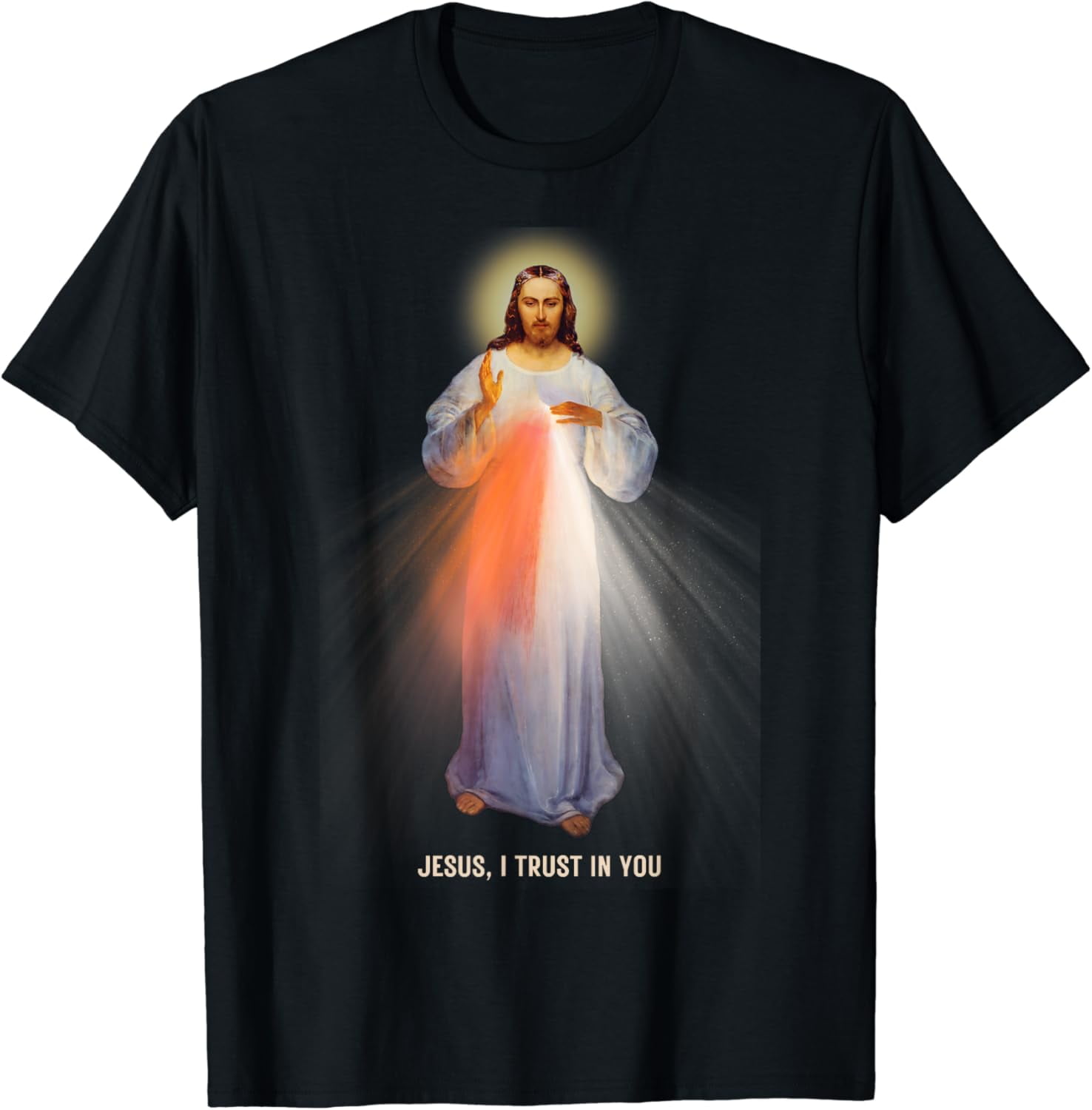 Divine Mercy Image Vilnius T-Shirt - Walmart.com