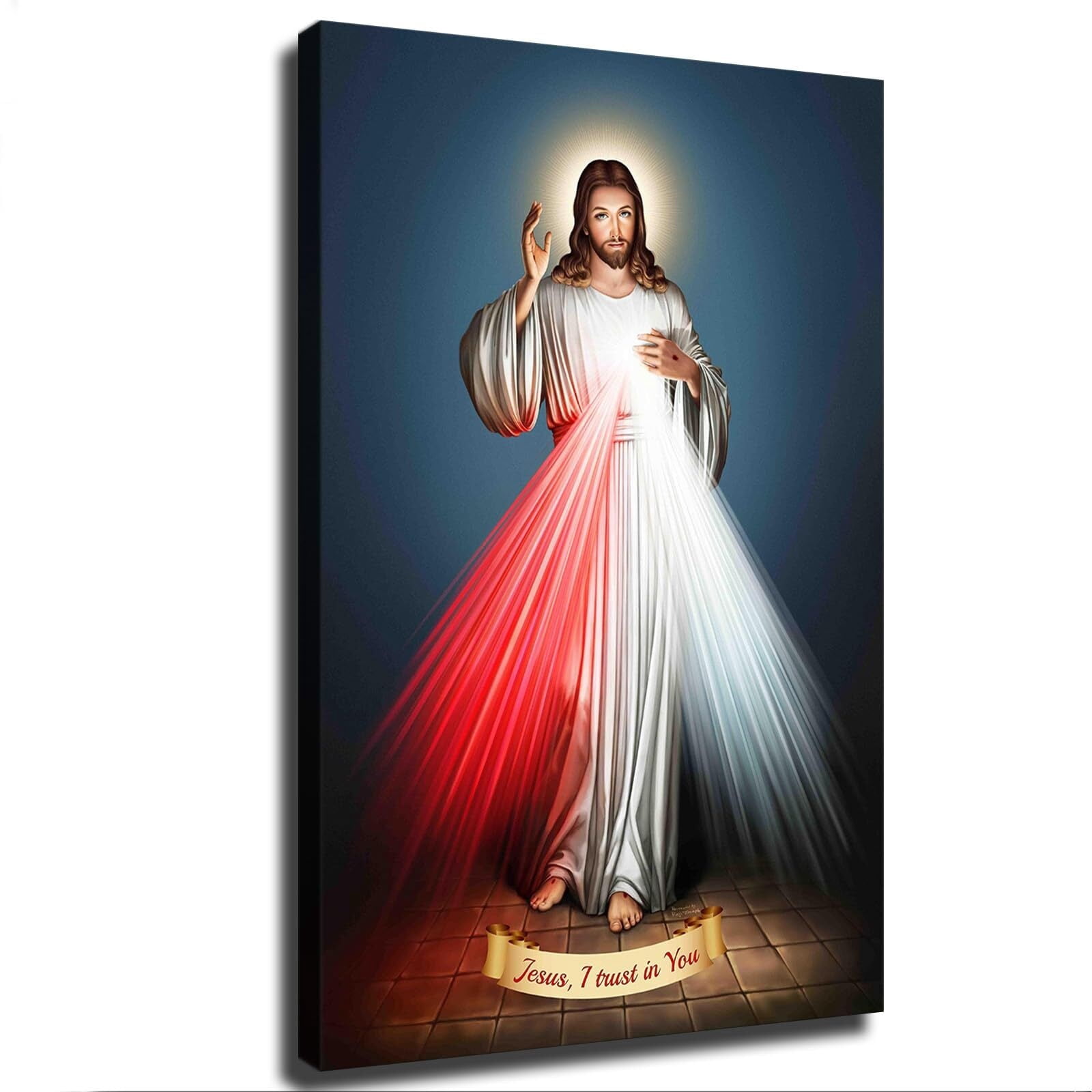 Divine Mercy Image of Jesus Christ Poster Modern Aesthetic Picture Wall ...
