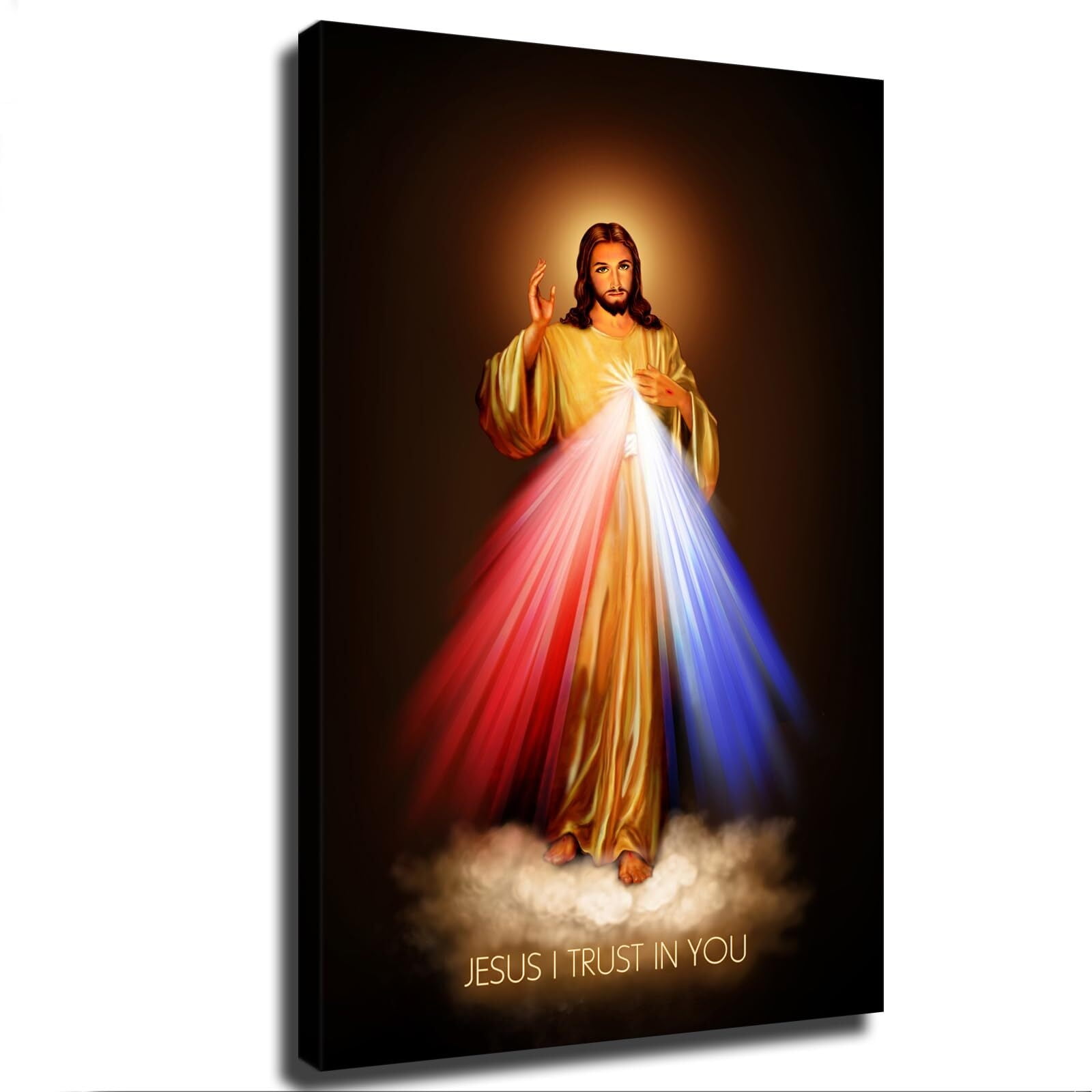 Divine Mercy Jesus I Trust In You Canvas Poster Holiday Gift HD Picture ...