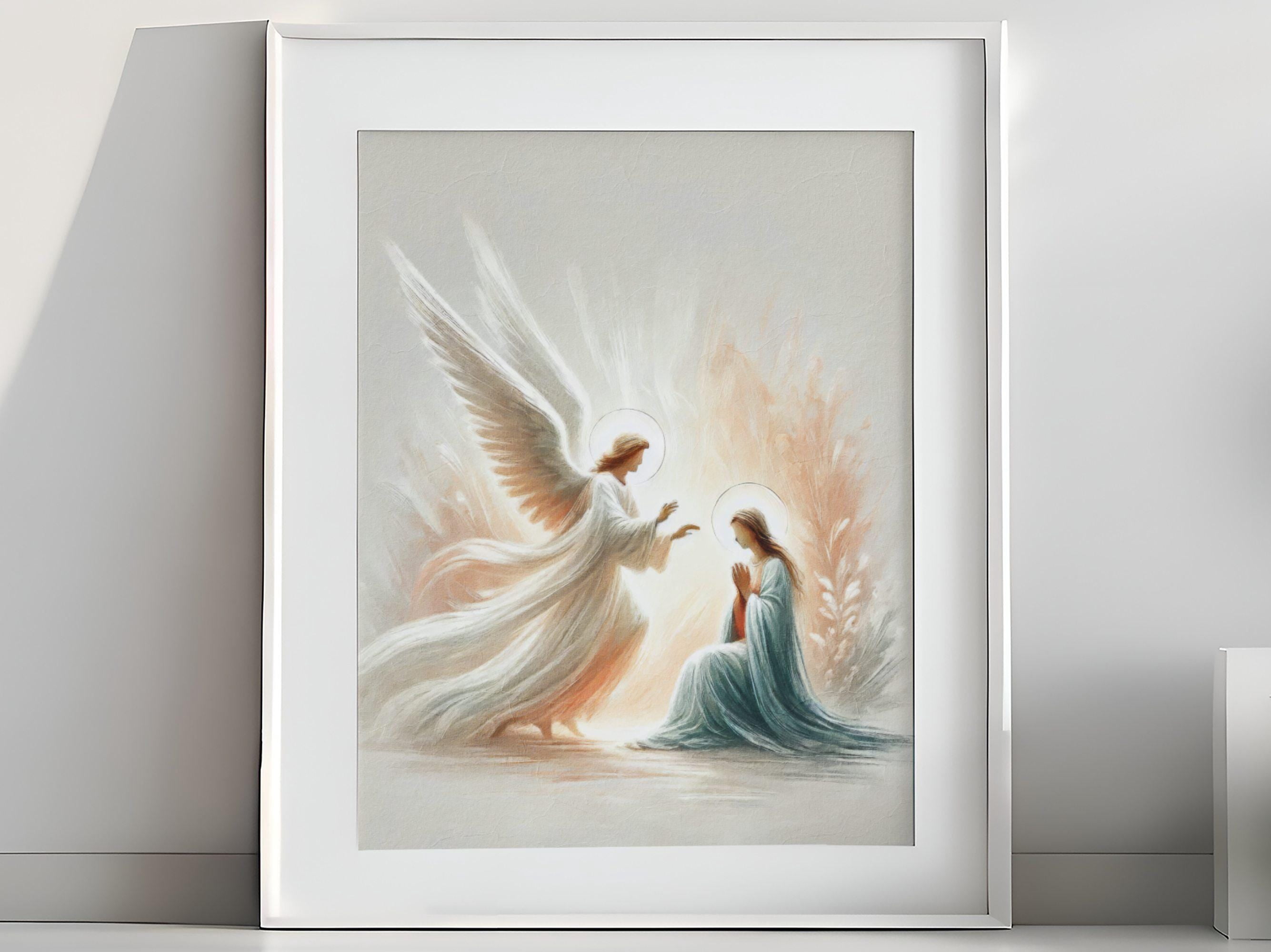 Divine Messenger, Holy Spirit Dove -, Ethereal Minimalist Art | Jesus ...