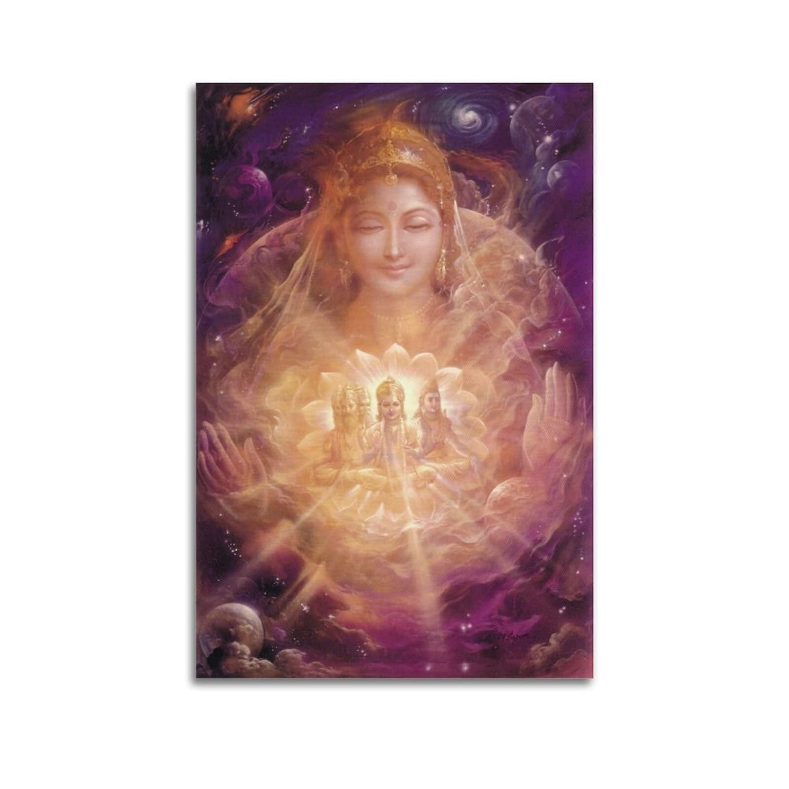 Divine Mother Poster Pray Posters Canvas Painting Wall Art Poster ...
