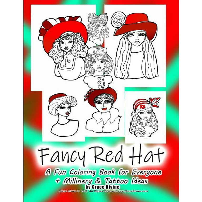 red hat coloring book