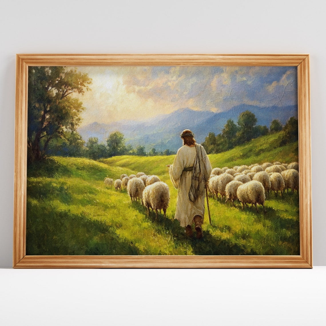 Divine Shepherd: Jesus Leading The Sheep, The Shepherd Of My Soul ...