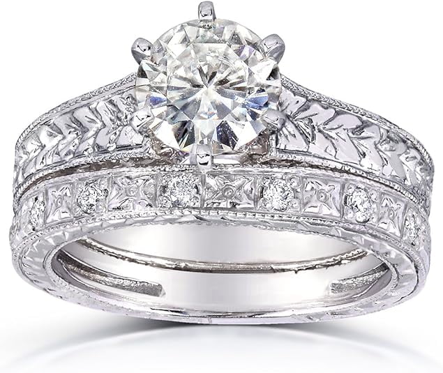 Divine_creation 925 Sterling Silver 2.57 Ct Round Cut White Diamond ...