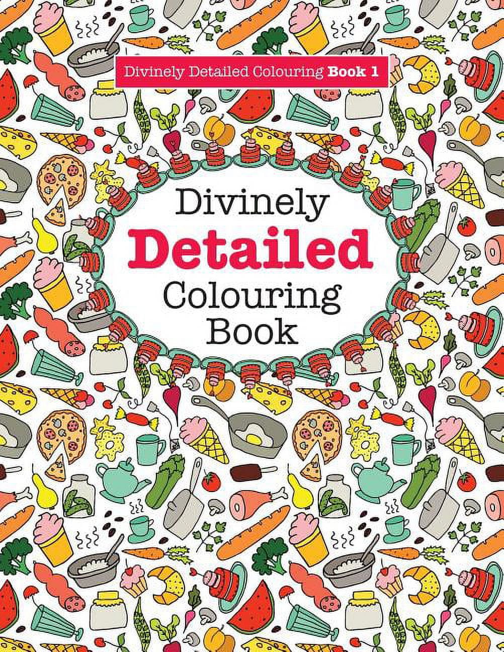 Divinely Detailed Colouring Book 1, (Paperback) - Walmart.com