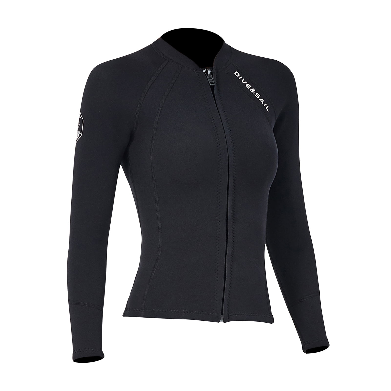 Diving 2mm Neoprene Men Women Diving Top With Front Zipper Wetsuits ...