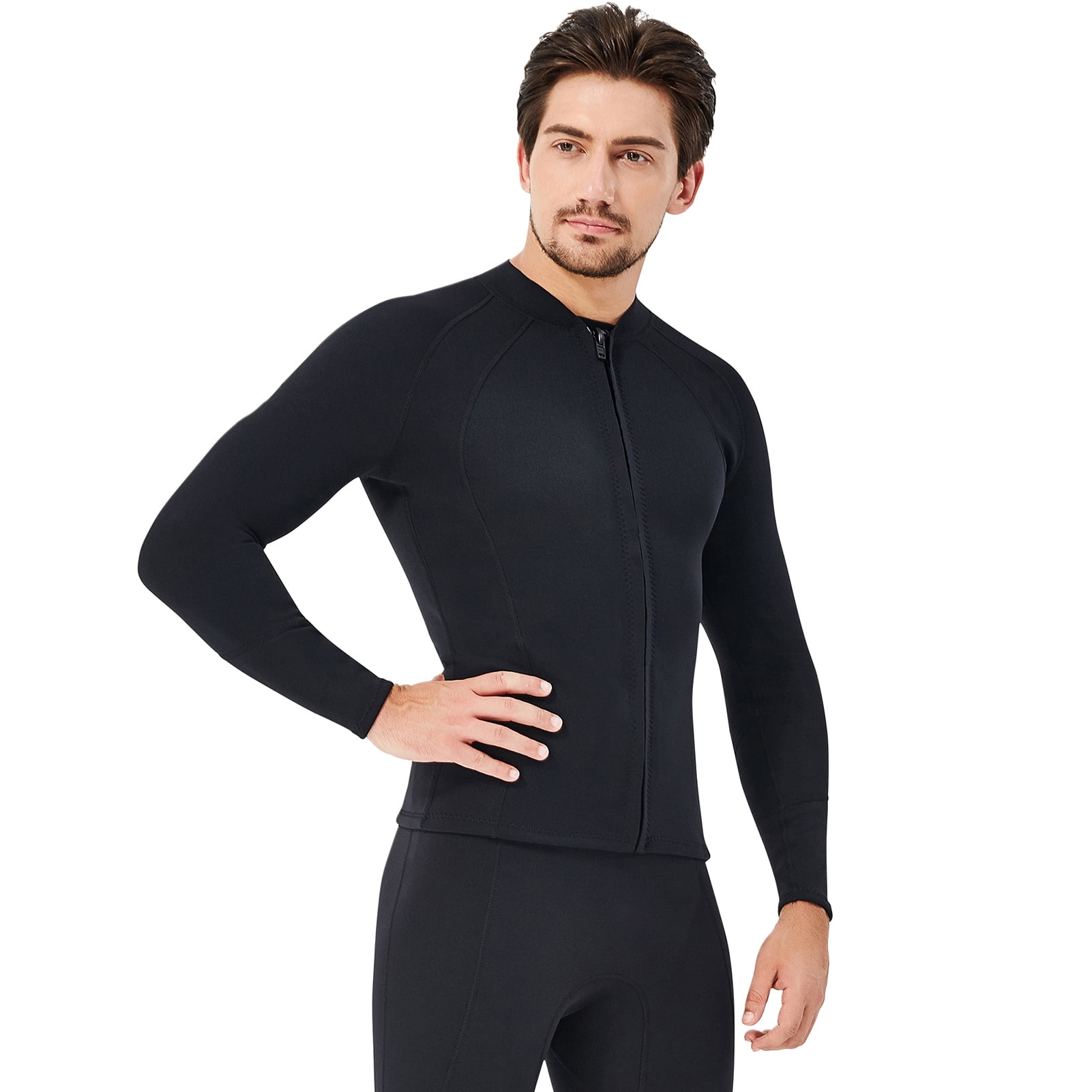 Diving 2mm Neoprene Men Women Diving Top With Front Zipper Wetsuits ...