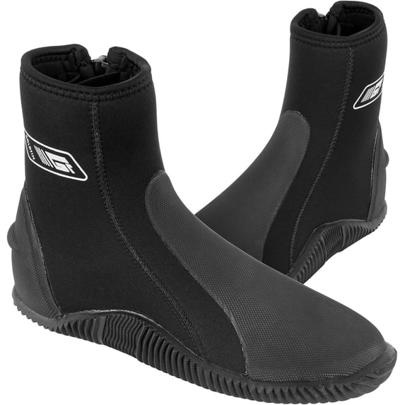 Diving Boots for Adult Anti-Slip Rubber Sole Booties for Water Dive ...