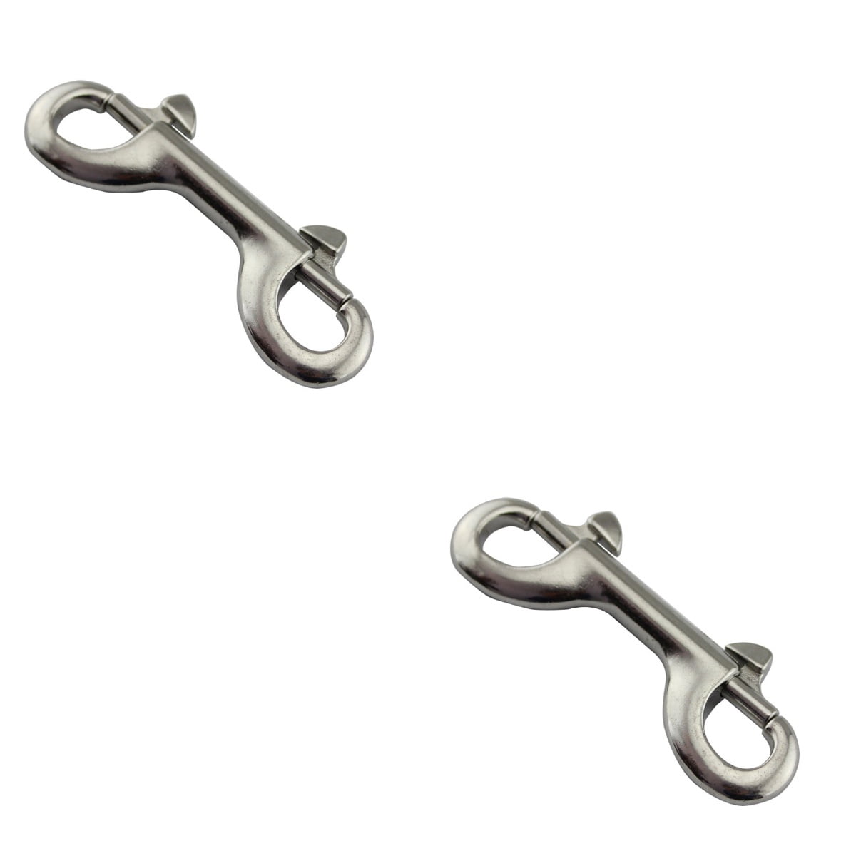 Diving Carabiner Stainless Steel Climbing Hook Double Ended Lobster ...