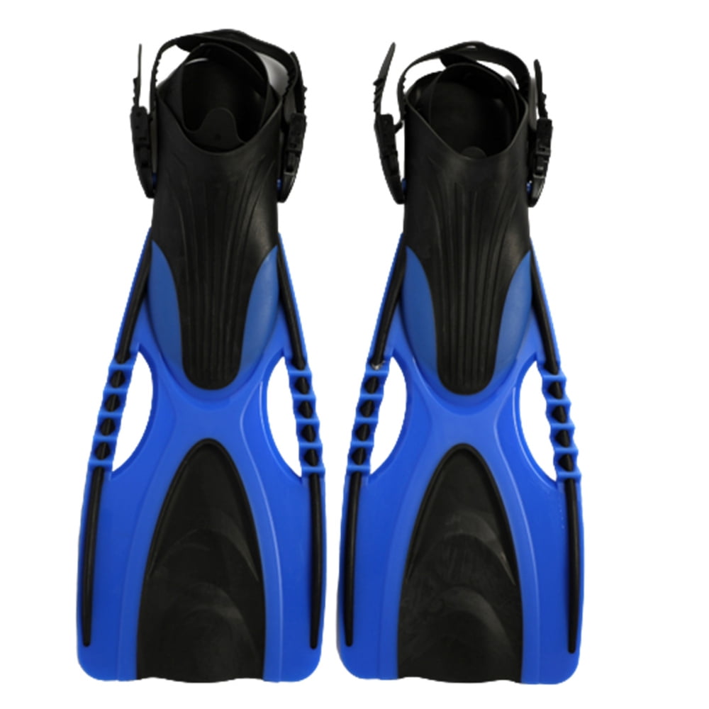 Walmart Diving Fins, Adjustable Open Heel Scuba Flippers, Powerful Kick ...