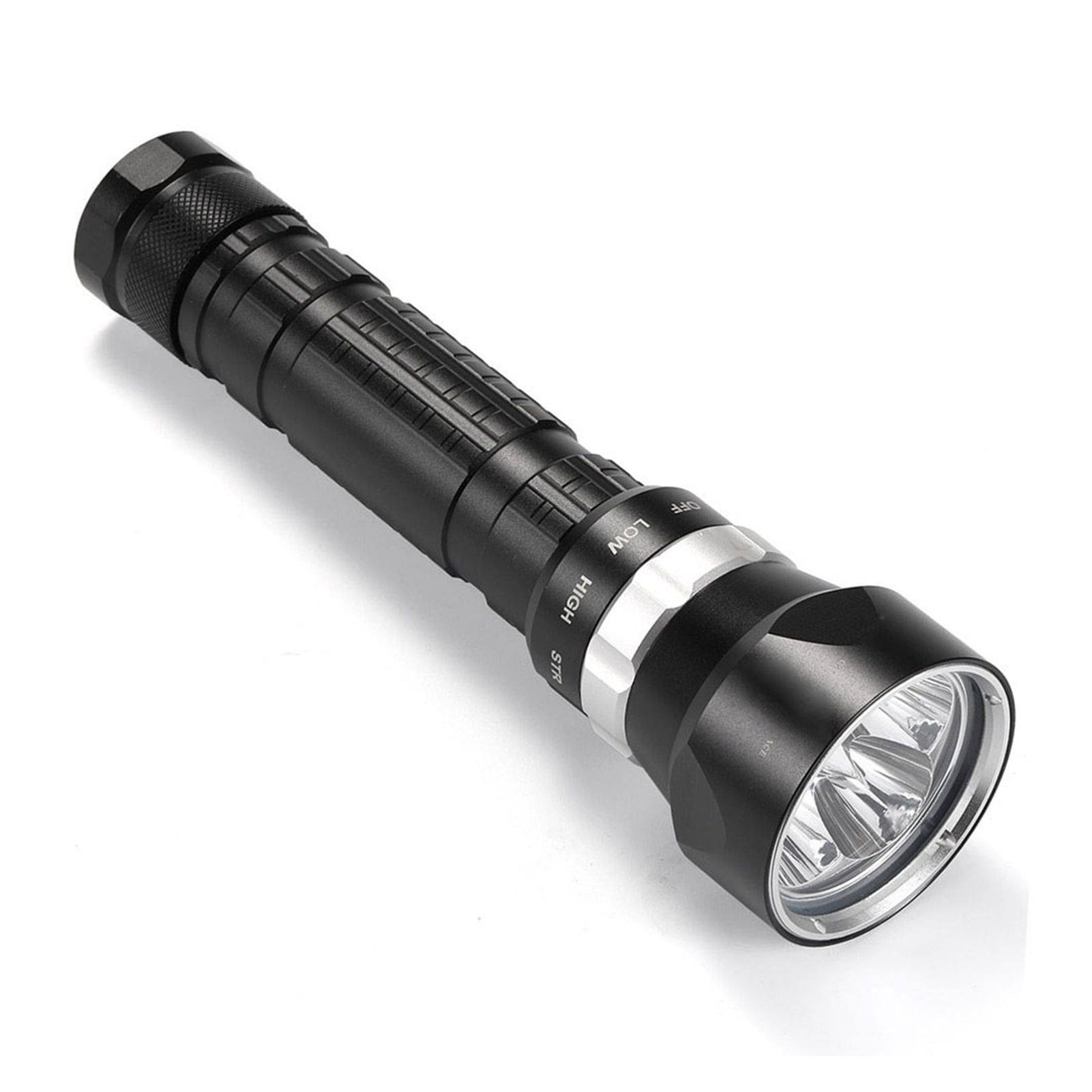 Diving Flashlight 4*XHP50 Underwater Super Bright LED Waterproof Dive ...