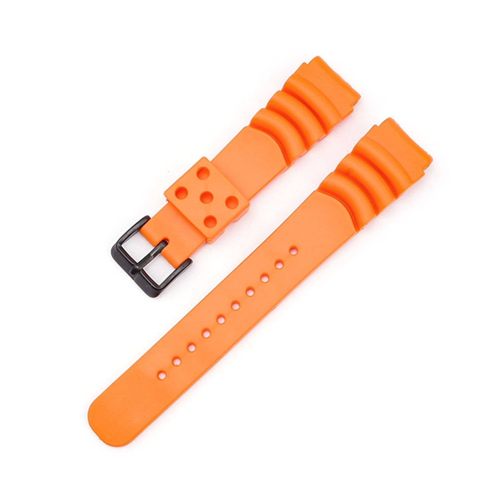 Diving Fluorine Rubber Watch Band 20mm 22mm 24mm Waterproof Sport Wrist ...