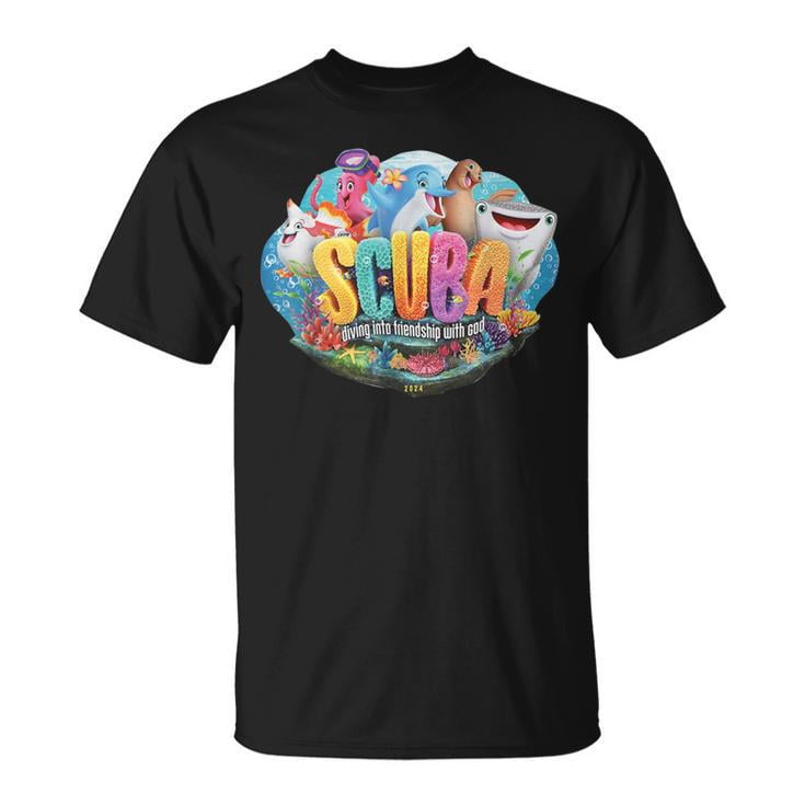 Diving Into Friendship With God T-Shirt – Beach Scuba VBS 2024 Shirt, Vacation Bible School Tee ...