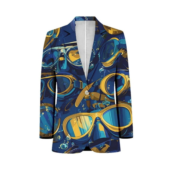 Diving Goggles Diving Enthusiast Men's Suit Blazer Casual Party Wear ...