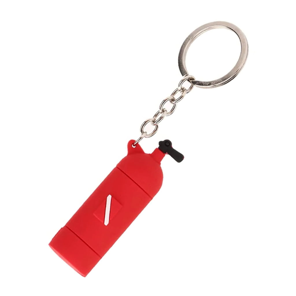 Diving Key Rings PVC Air Cylinder Shape Keychain Suitable for ...