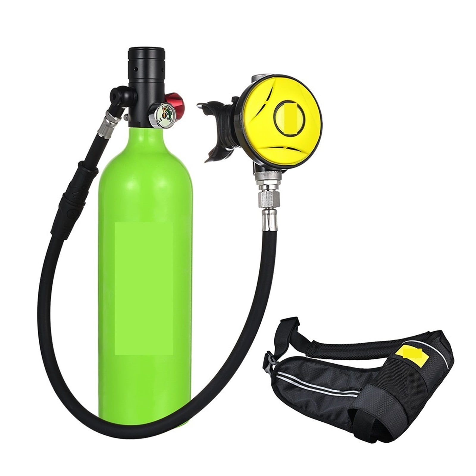 Diving Oxygen Cylinder 1L Capacity Portable Diving Respirator ...