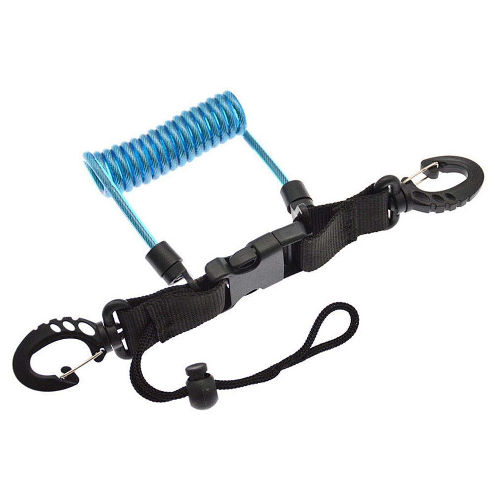 Diving Spring Rope Waterproof Anti-Loose Dive Strap Action Camera Safe ...
