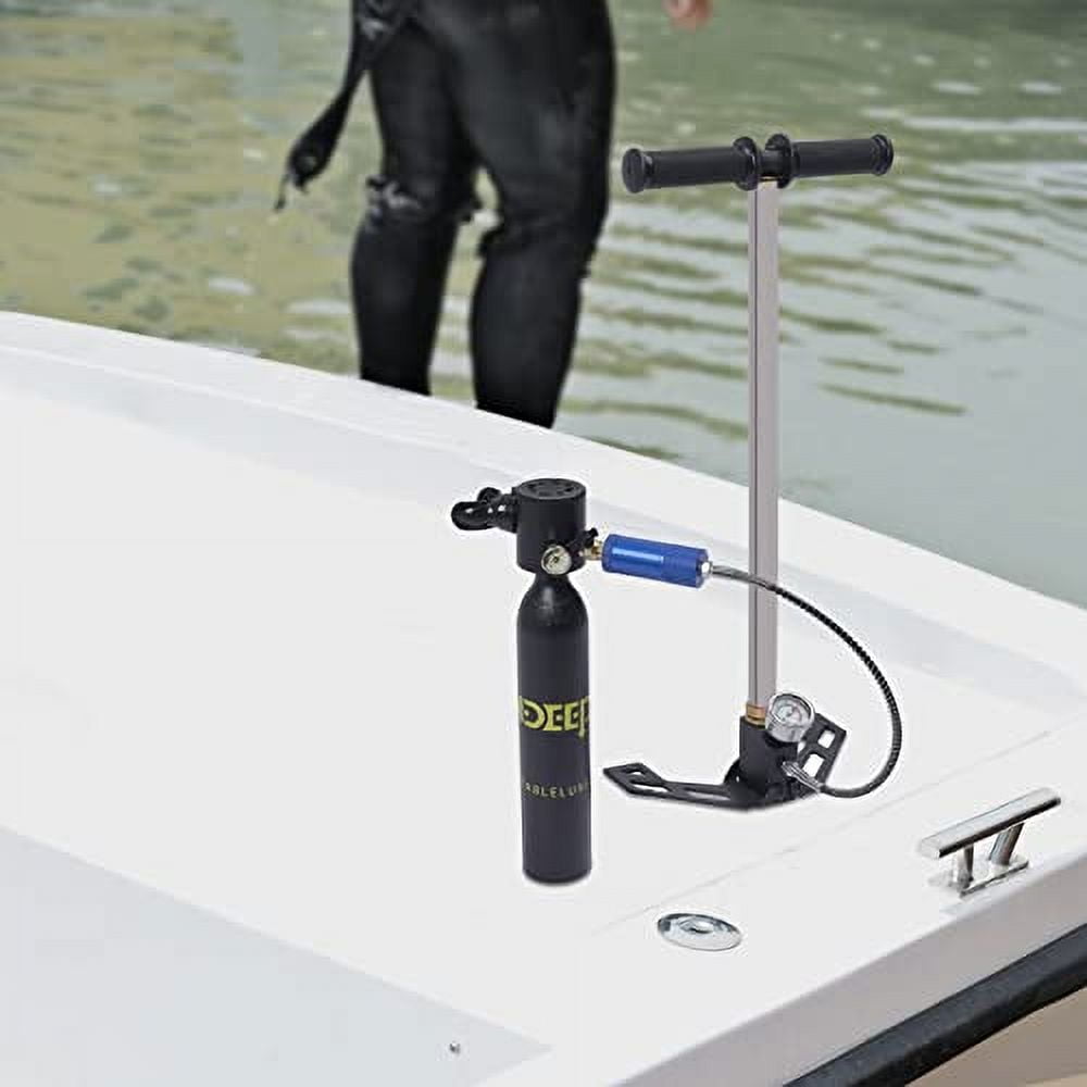Diving System Kit, Diving Tank 0.5Lx2 Dual Oxygen Air Spare Tank ...
