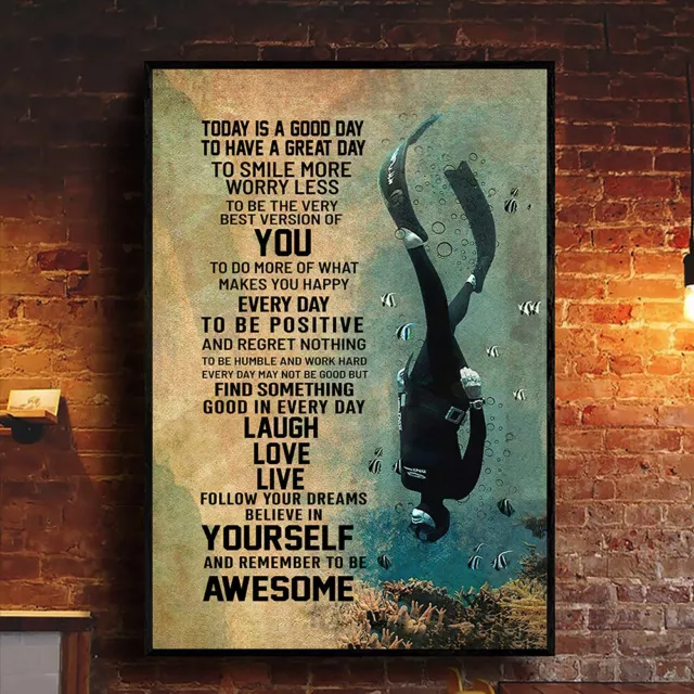Diving Today Is A Good Day Have Great Day Freediving Scuba Diving Diver ...