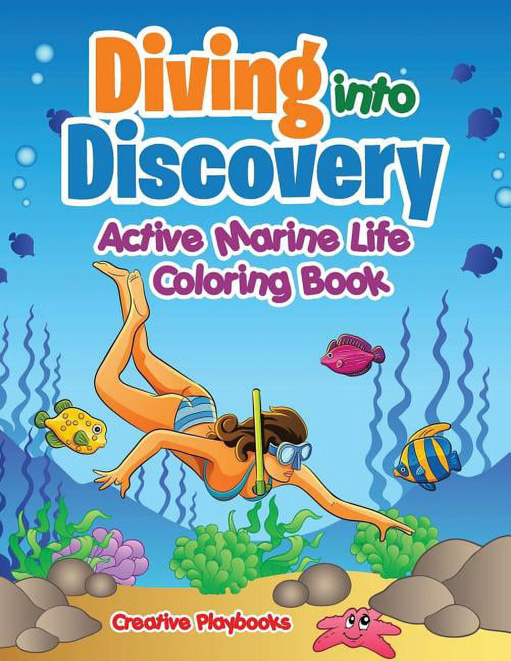 Diving into Discovery: Active Marine Life Coloring Book (Paperback ...