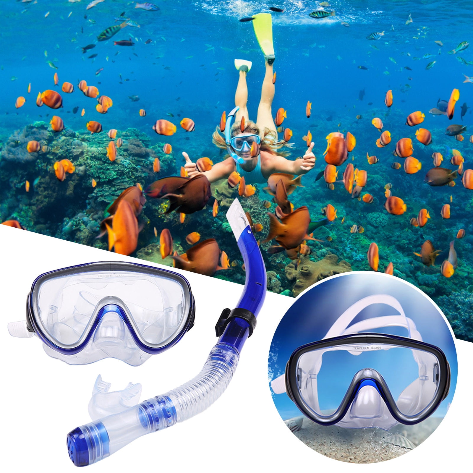 Divingmask Environmentalprotection Diving Breathing Tube Set Diving ...