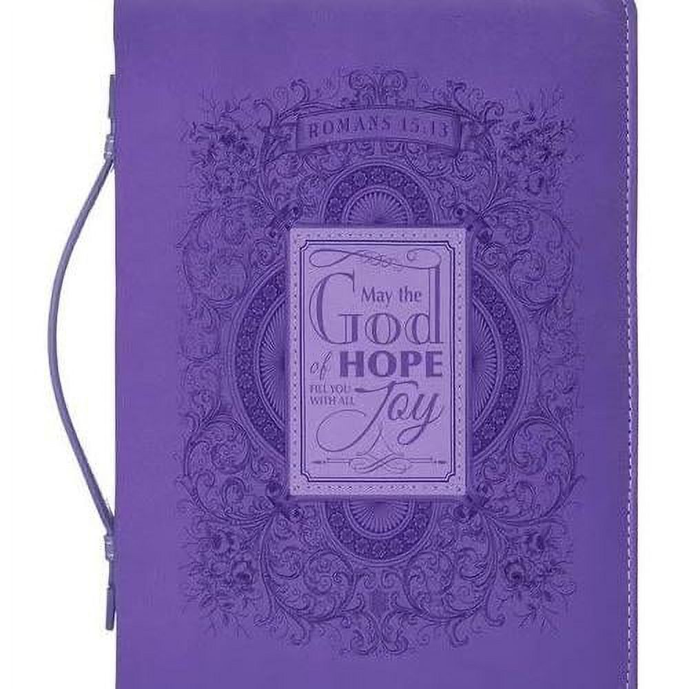 Divinity 28338 Divine Details God Of Hope Purple Bible Cover, Medium, 9 ...