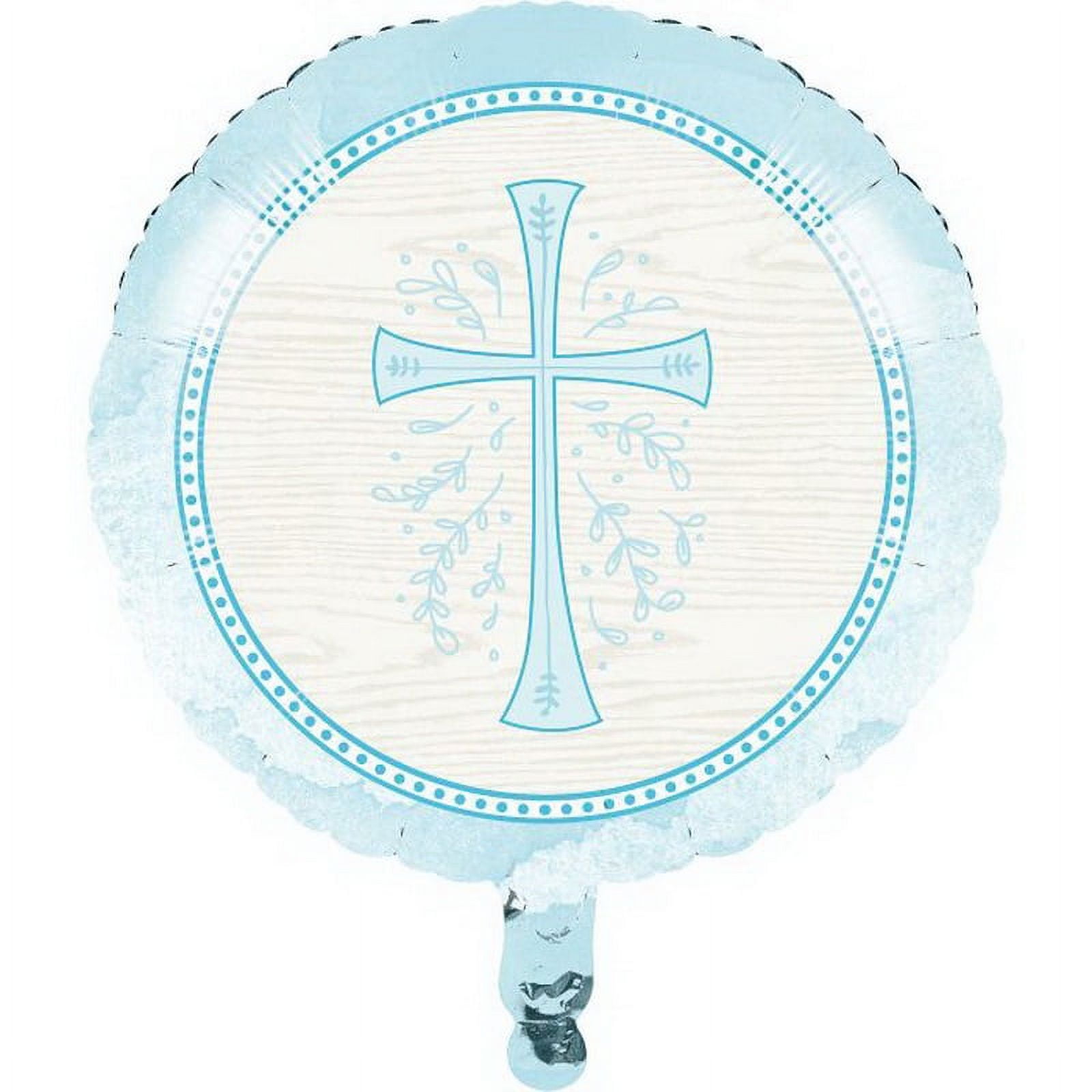 Divinity Blue Cross Christian Religious Theme Party Decoration 18 ...