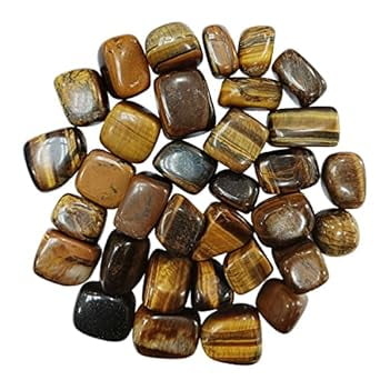 Divinity Healing Natural Tiger Eye Tumbled Stone Crystal Tumble Stone ...