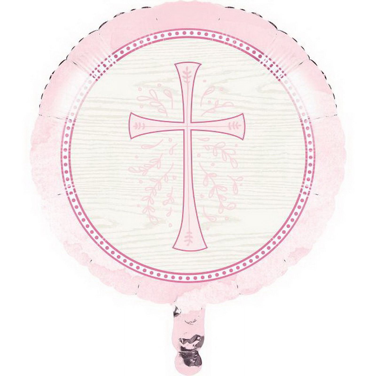 Divinity Pink Cross Christian Religious Theme Party Decoration 18 ...