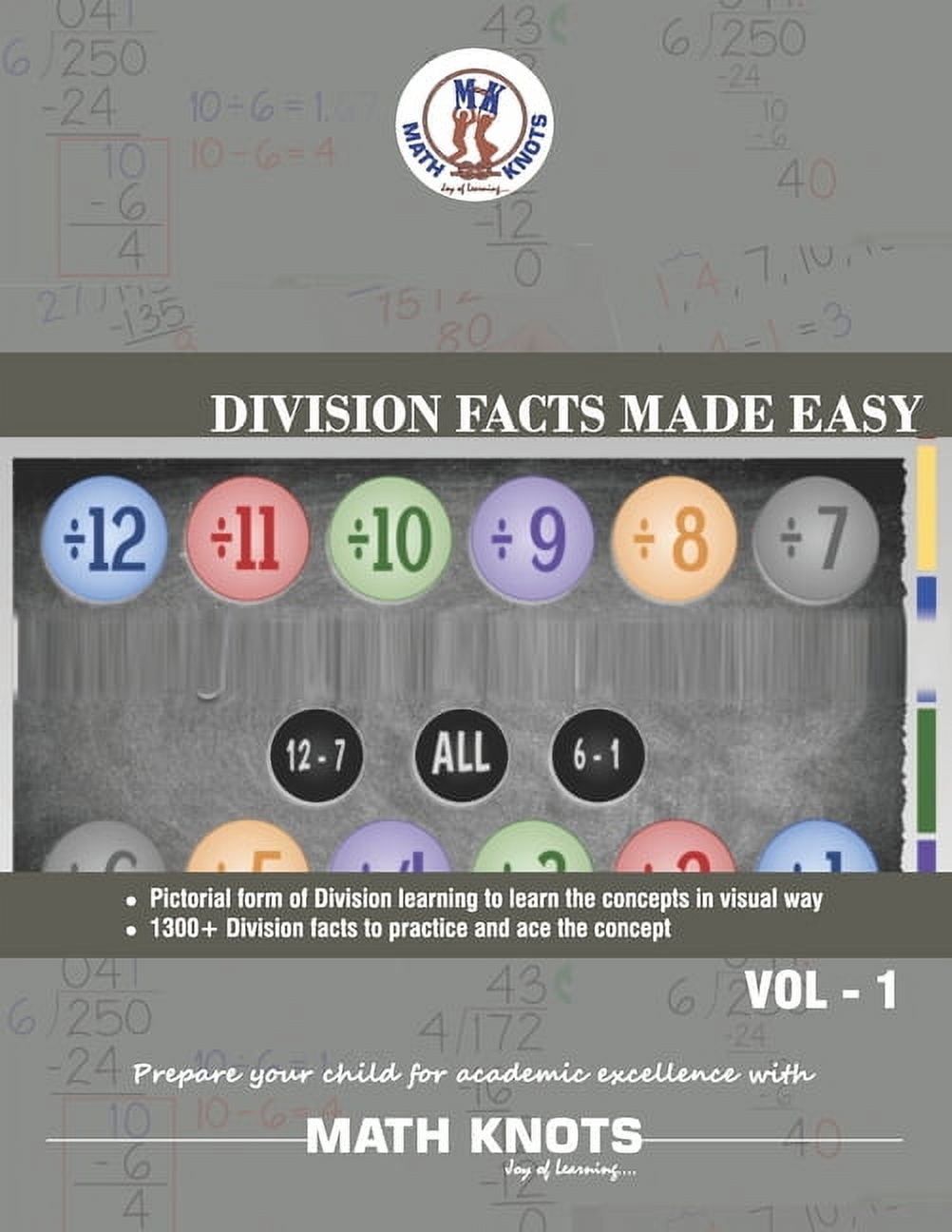 Division Facts Made Easy Math-Knots Grade Level books Paperback ...