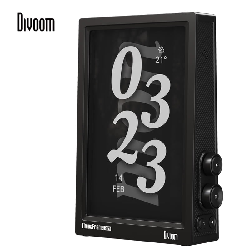 Divoom TimesFrame Pure Transparent WiFi Smart Digital Photo Frame 32GB ...