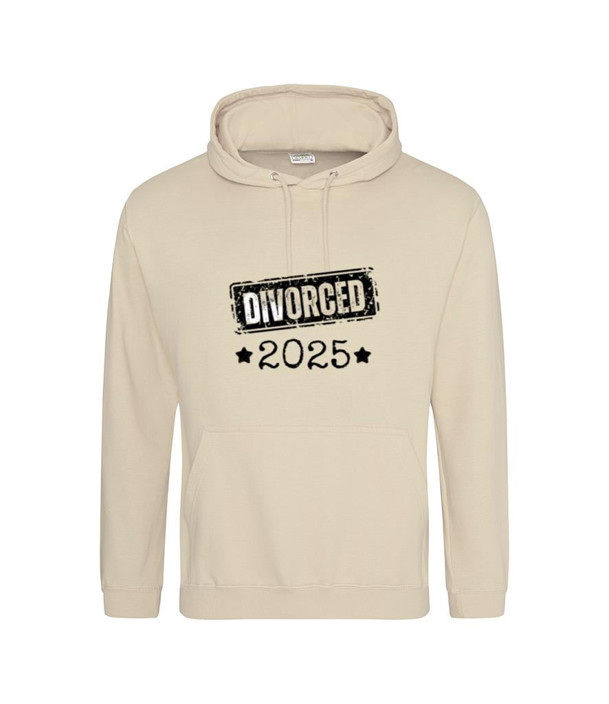 Divorced 2025 Funny Future Breakup Separation Single Graphic Pullover ...