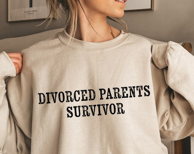 Divorced Parents Survivor Shirt, Child Of Divorce Shirt, Women'S ...