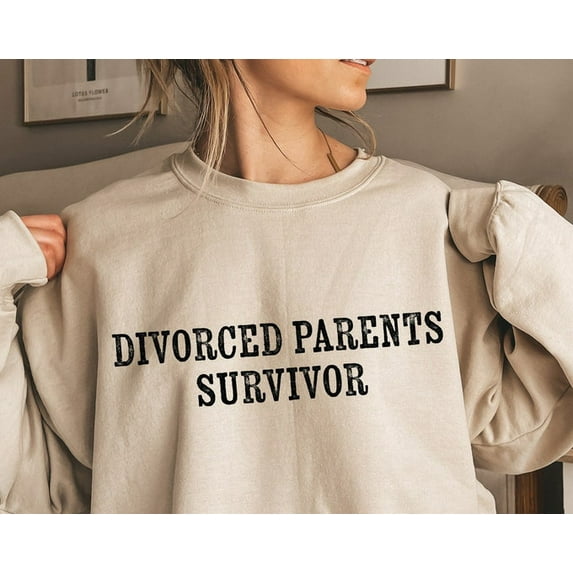 Divorced Parents Survivor Shirt, Child Of Divorce Shirt, Women'S ...