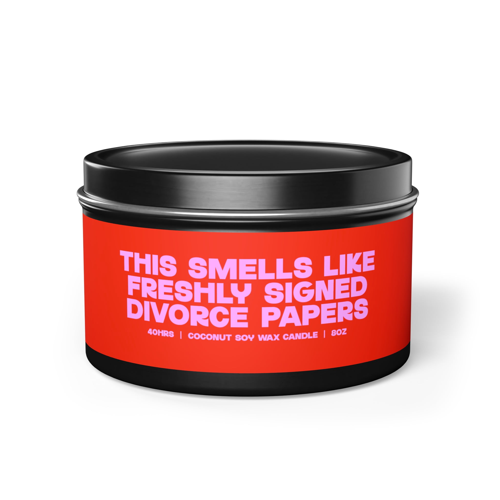 Divorced Party friend break up Signed Divorce Papers Congrats Candle ...