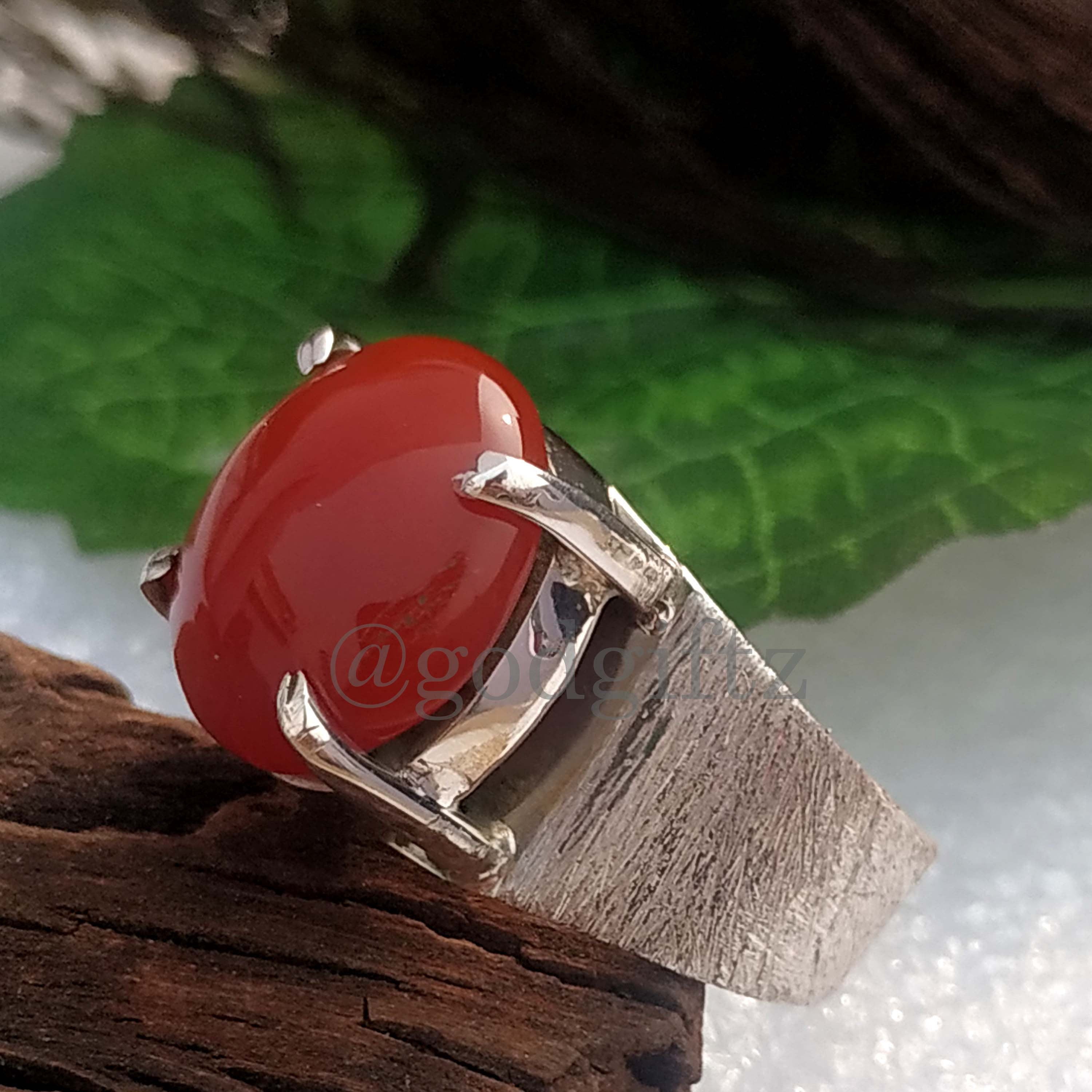 Divya Shakti Carnelian Gemstone Ring Carnelian Jewelry 925 Sterling ...