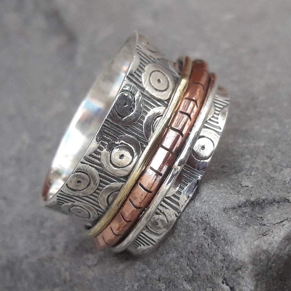 Inisha Creation Hot Sale Designer Ring, Spinner Ring, Anxiety Ring ...